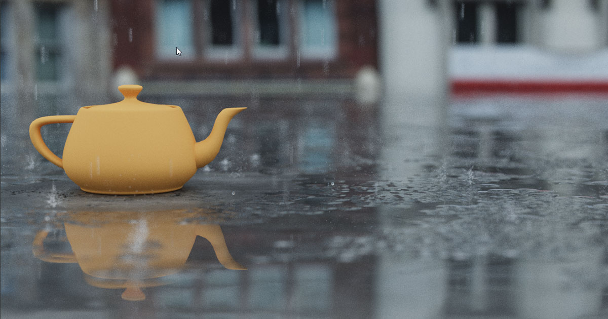 3dsmax Rain Setup - MOSO Studio